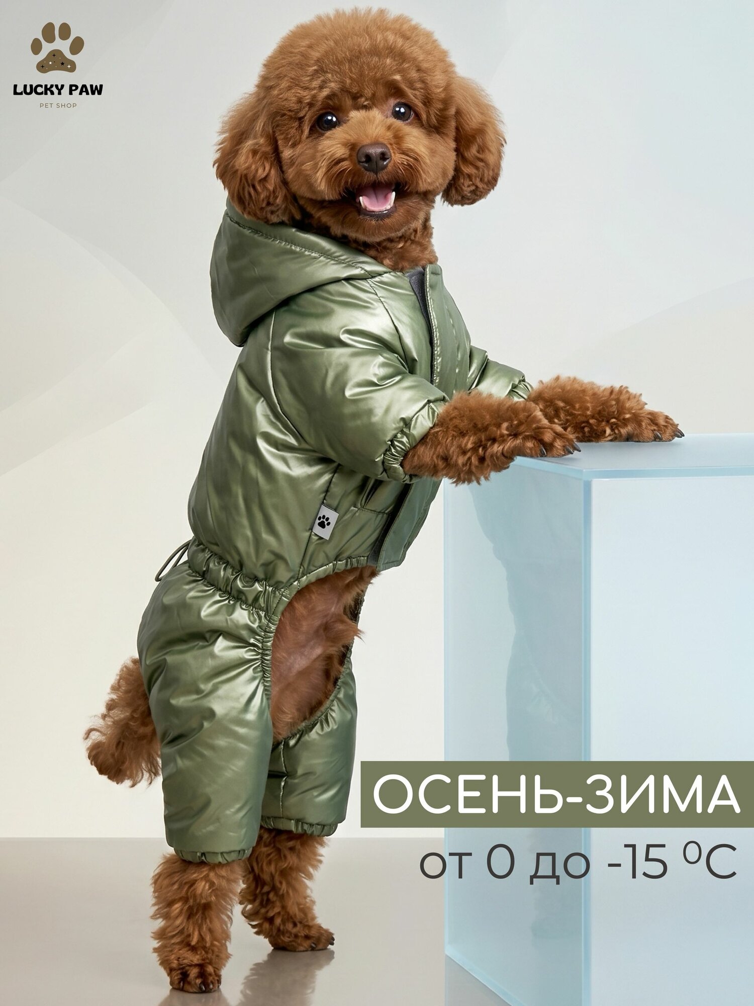 Зимний комбинезон для собак малых и средних пород