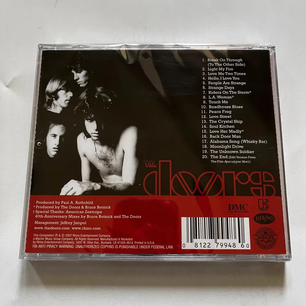 Музыкальный диск The Doors The Future Starts Here: The Essential Doors Hits CD — фото 1