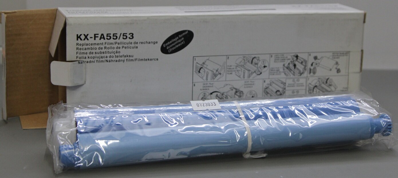 KX-FA55A/KX-FA55A7 Пленка для факсов Panasonic FP80/81/82/85/88/153/158/FPC91/95/FM90/FC195 50 метров