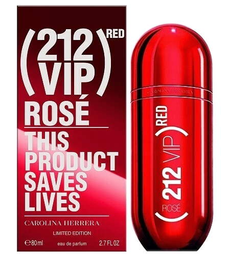 Женская парфюмерная вода Carolina Herrera 212 Vip Rose Red 80 мл - Каролина Херрера