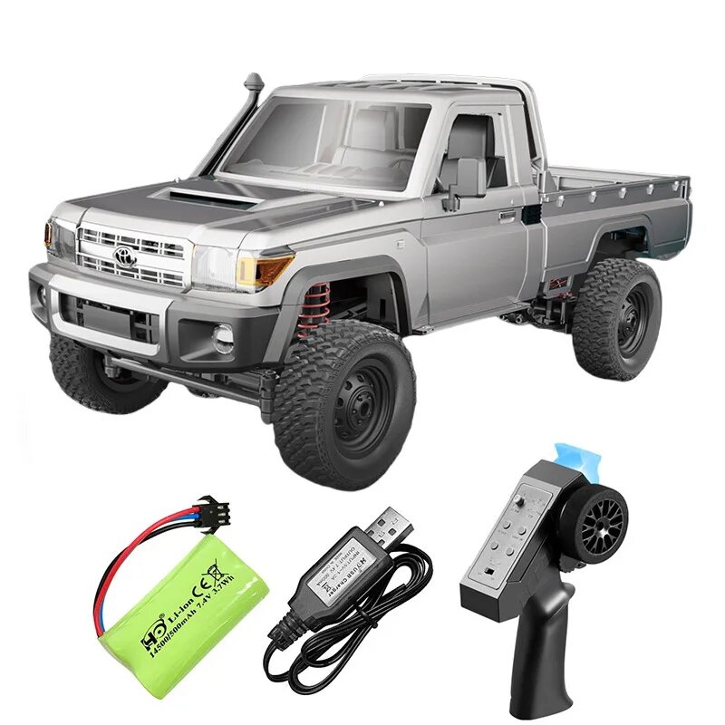 LKCOMO MN82 PRO LC79 RC Rock Crawler 1/12 желтый MN82 Silvery