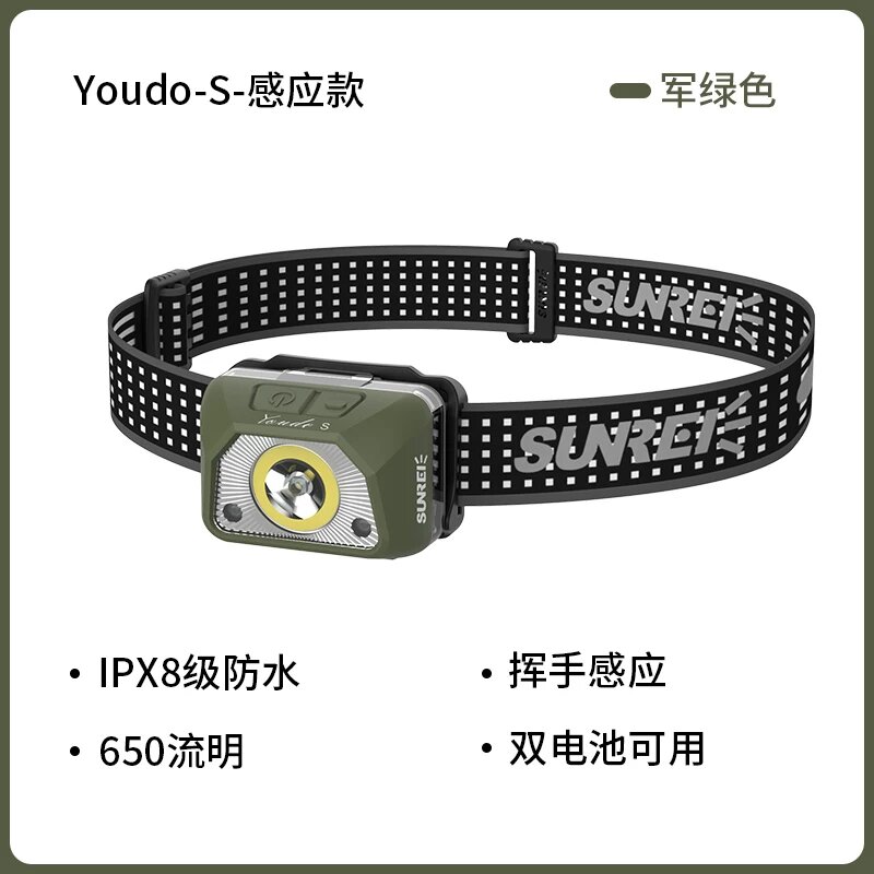 Налобный фонарь Sanlish Yue Dong S/2S/3/4, мощный, водонепроницаемый, перезаряжаемый, для велоспорта, ультраяркий, для