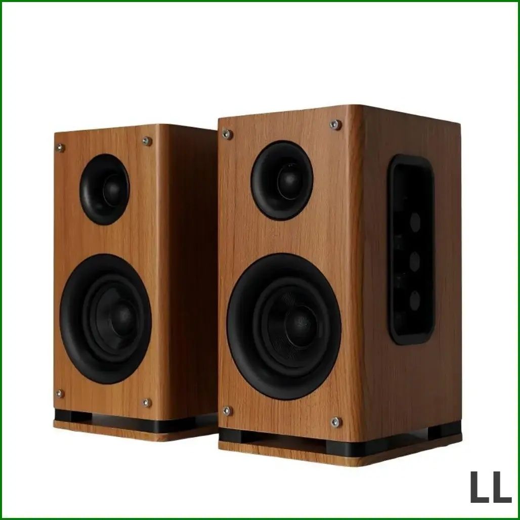 Активная акустическая система JIESOUSIN TR501, 50Вт, Bluetooth 5.0, классический орех