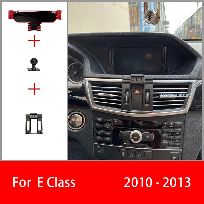 Автомобильный Держатель Для Телефона Для Mercedes Benz W212 W213 E Class 2010-2022, 2010-2013 red