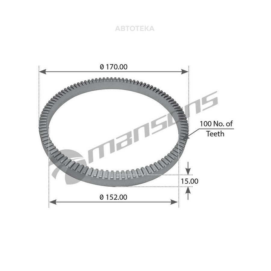 Кольцо ABS BPW MANSONS 300214
