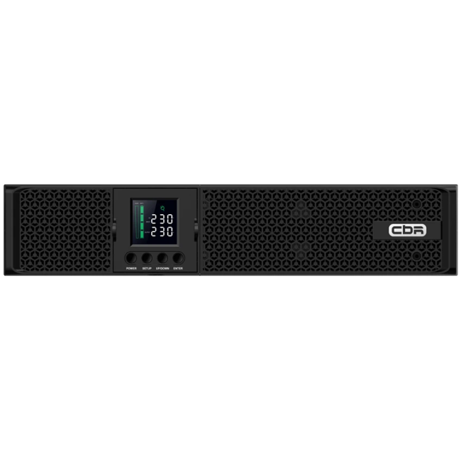 ИБП CBR [PLS-2KRT-8I-LCHERSC] Line Interactive Smart 2000/1800 RT 8 x C13, LCD, HID-USB, RS232, EPO, SNMP slot — фото 1