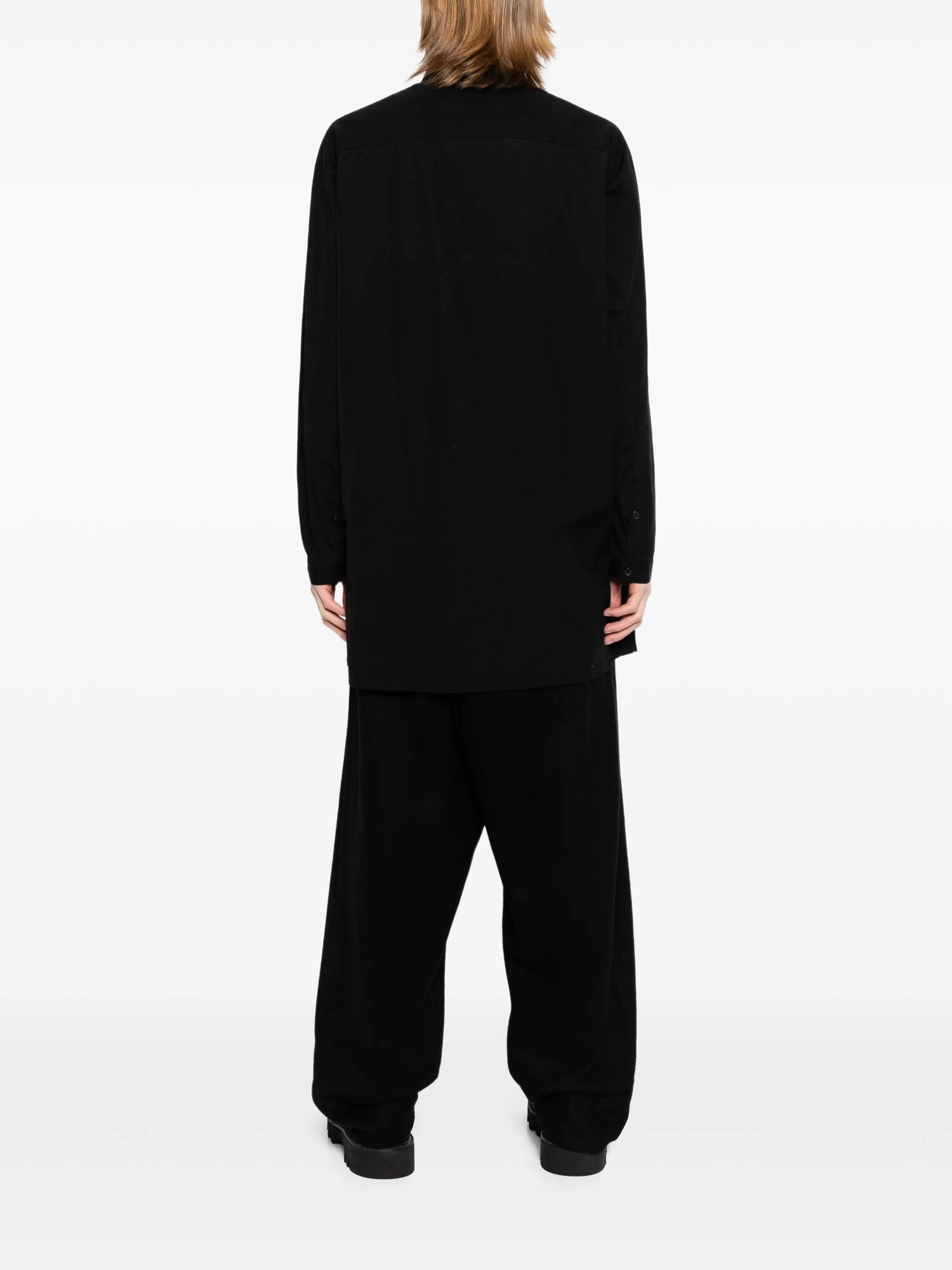 Рубашка Yohji Yamamoto Broad, размер 52, черный — фото 1