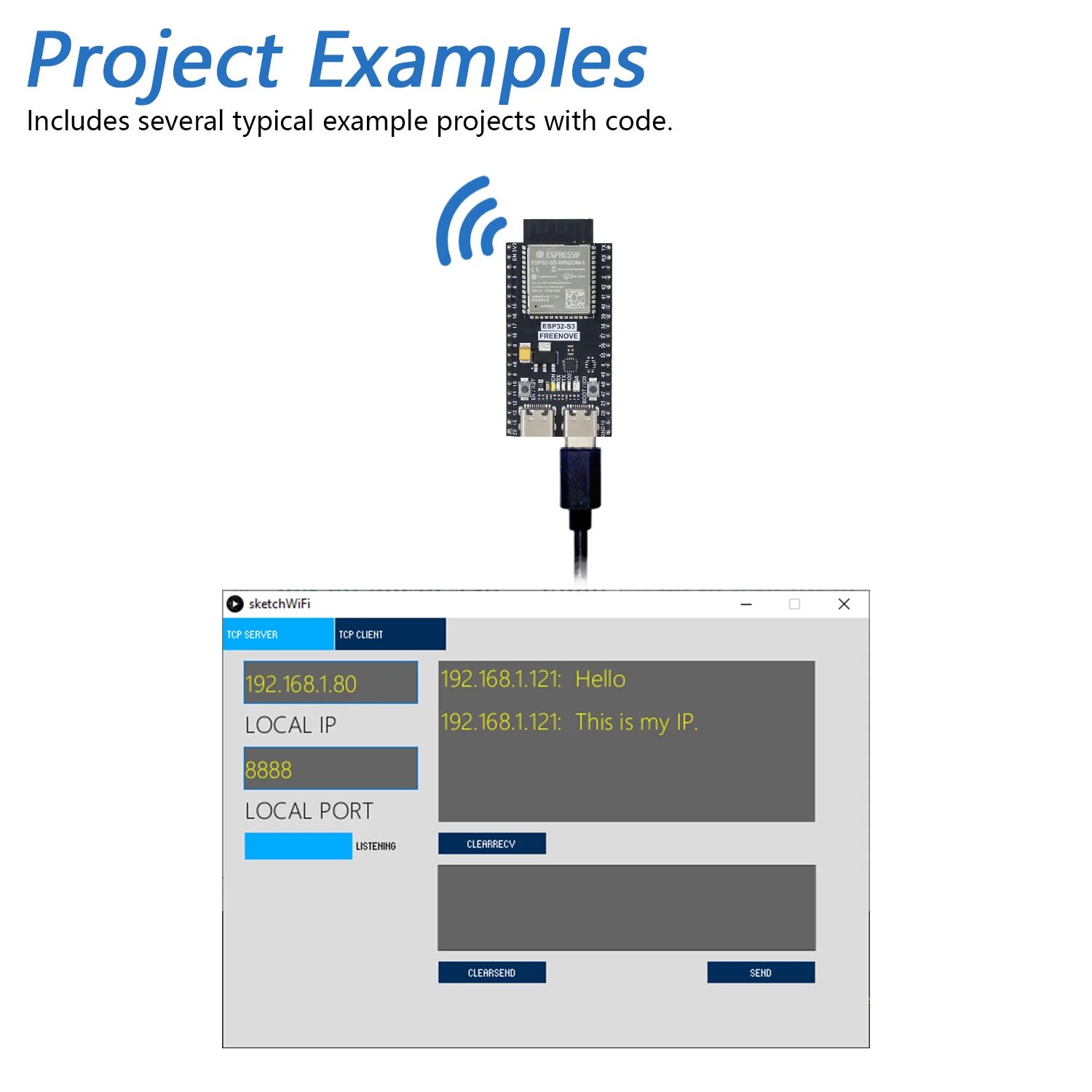 ESP32-S3 WROOM-1 Kit, 8 MB Flash, 1 Pack — фото 1