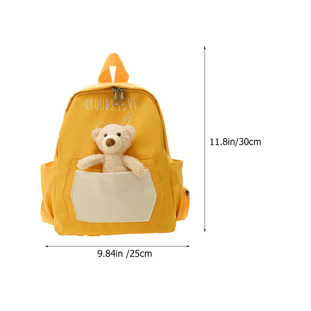 Сумка Для Девочек Жёлтый Цвет Размер 30X25CM Подходит Для Школы Путешествий И Спорта