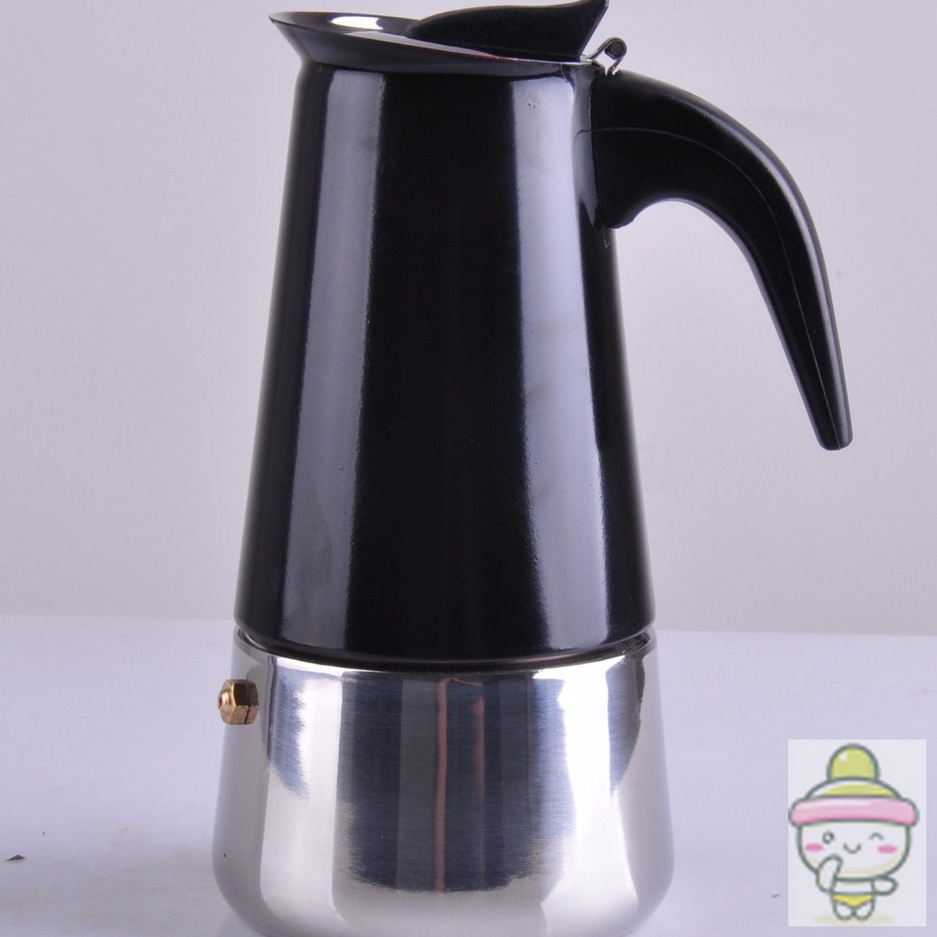 Кофеварка гейзерная Moka Pot, черный