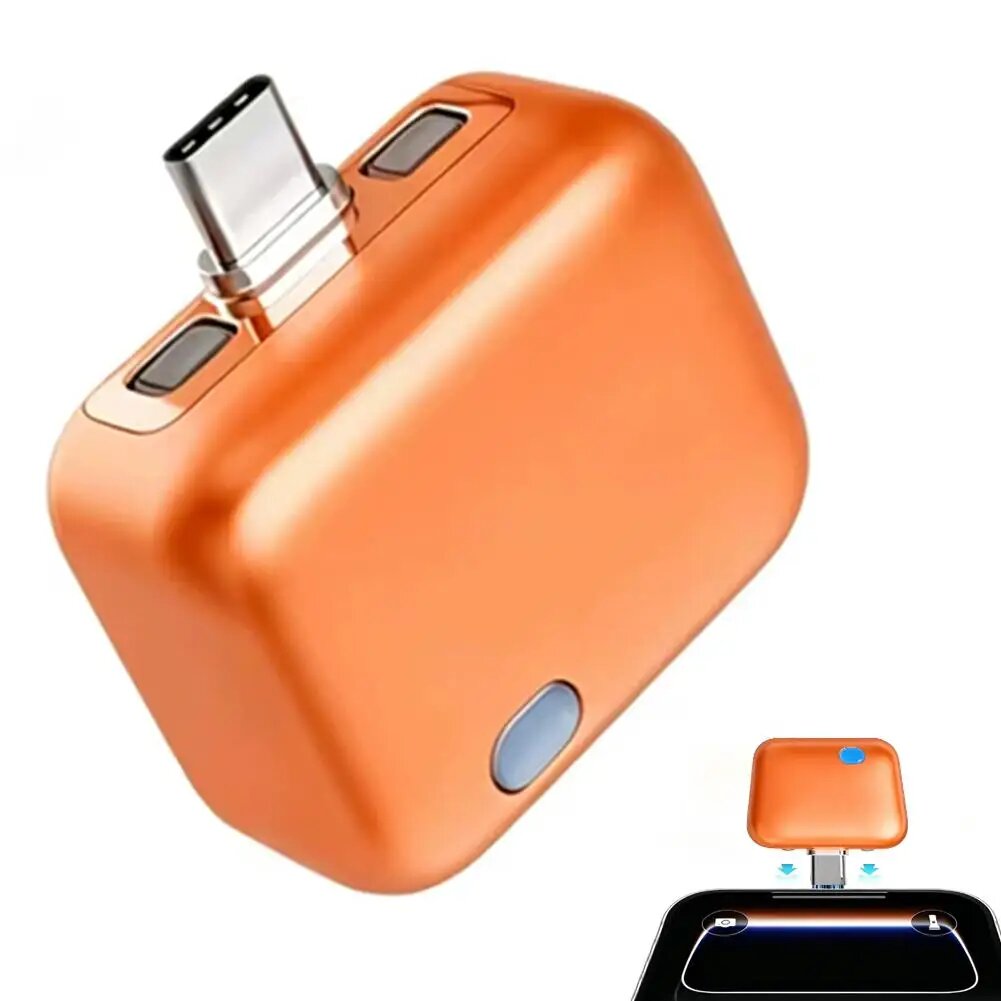 Умное Зарядное Устройство Smart Full Charge Separator Type-C 140W С Быстрой Оранжевый, Orange