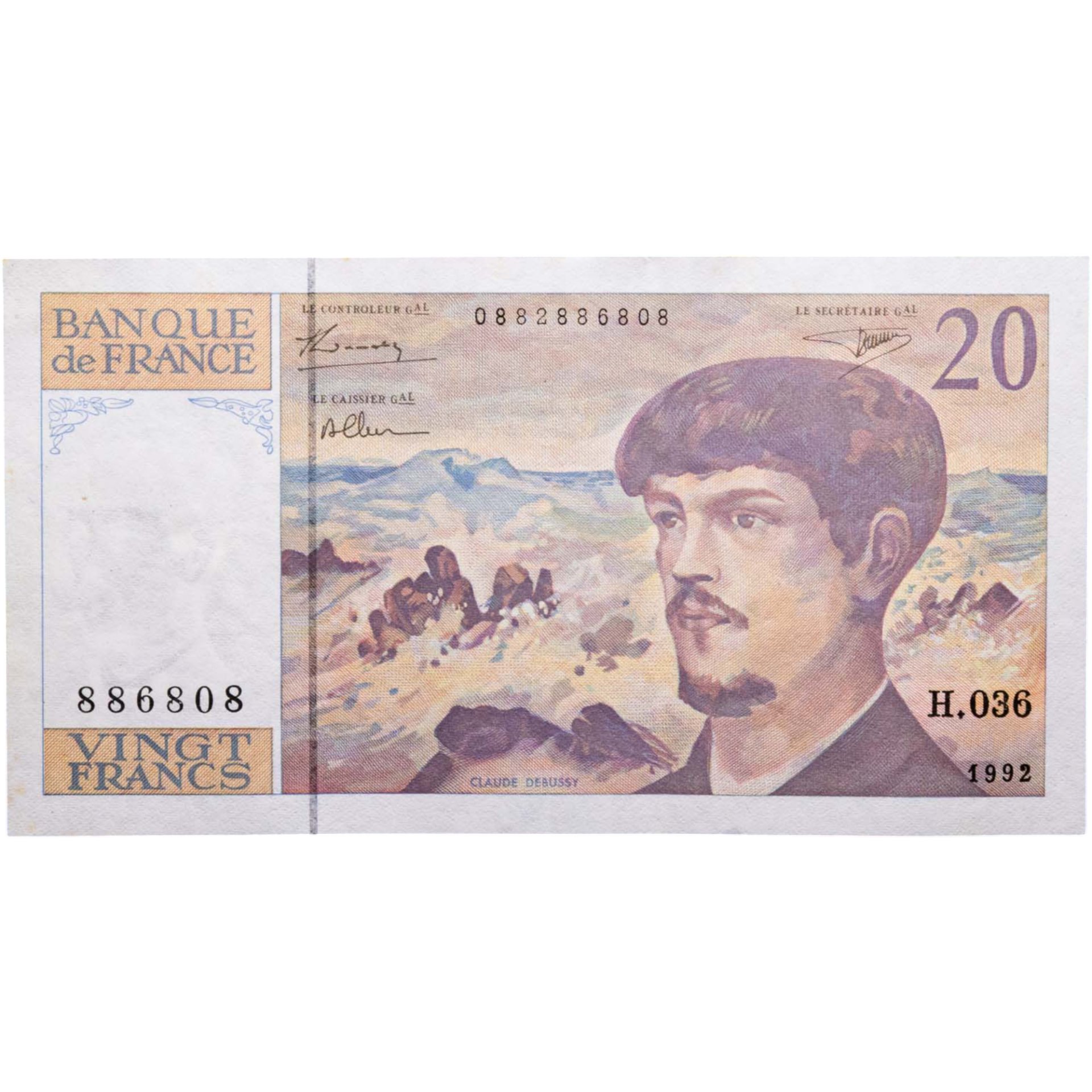 Франция 20 франков 1992 Pick 151