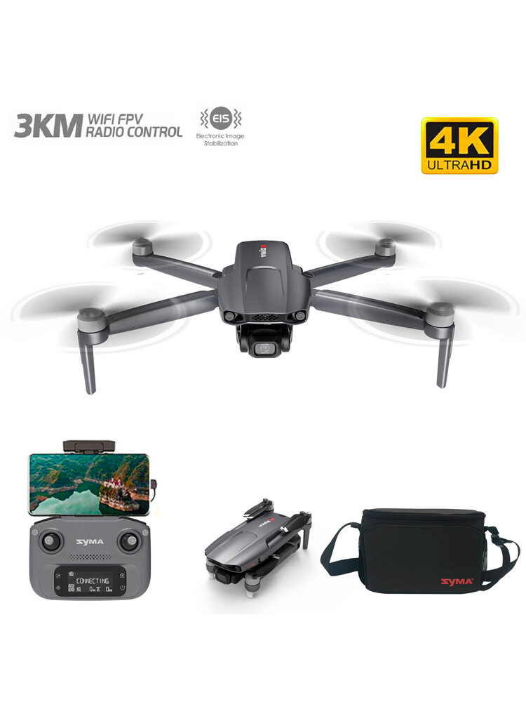 Радиоуправляемый квадрокоптер SYMA W4 FPV GPS 4K 5G 3KM - SYMA-W4