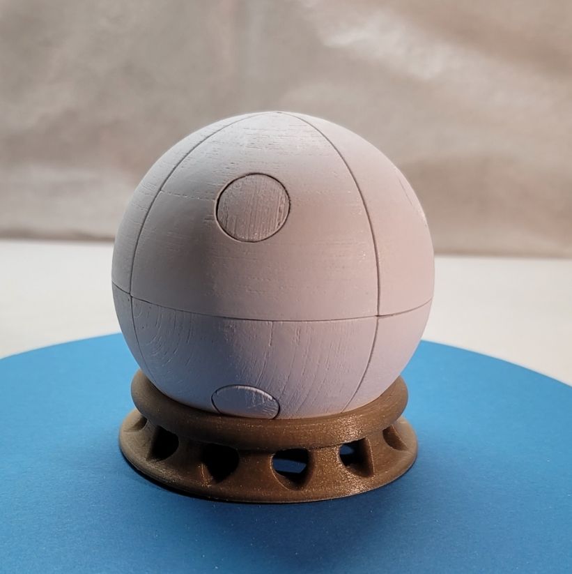 3D-пазл сборный сферический, PLA, 3D-печать, арт. PZ-PUZ-TV-4683470