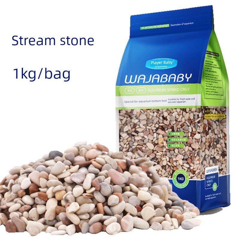 Натуральный кристаллический песок для дна аквариума, креативные белые камешки для аквариума с растениями, разноцветные