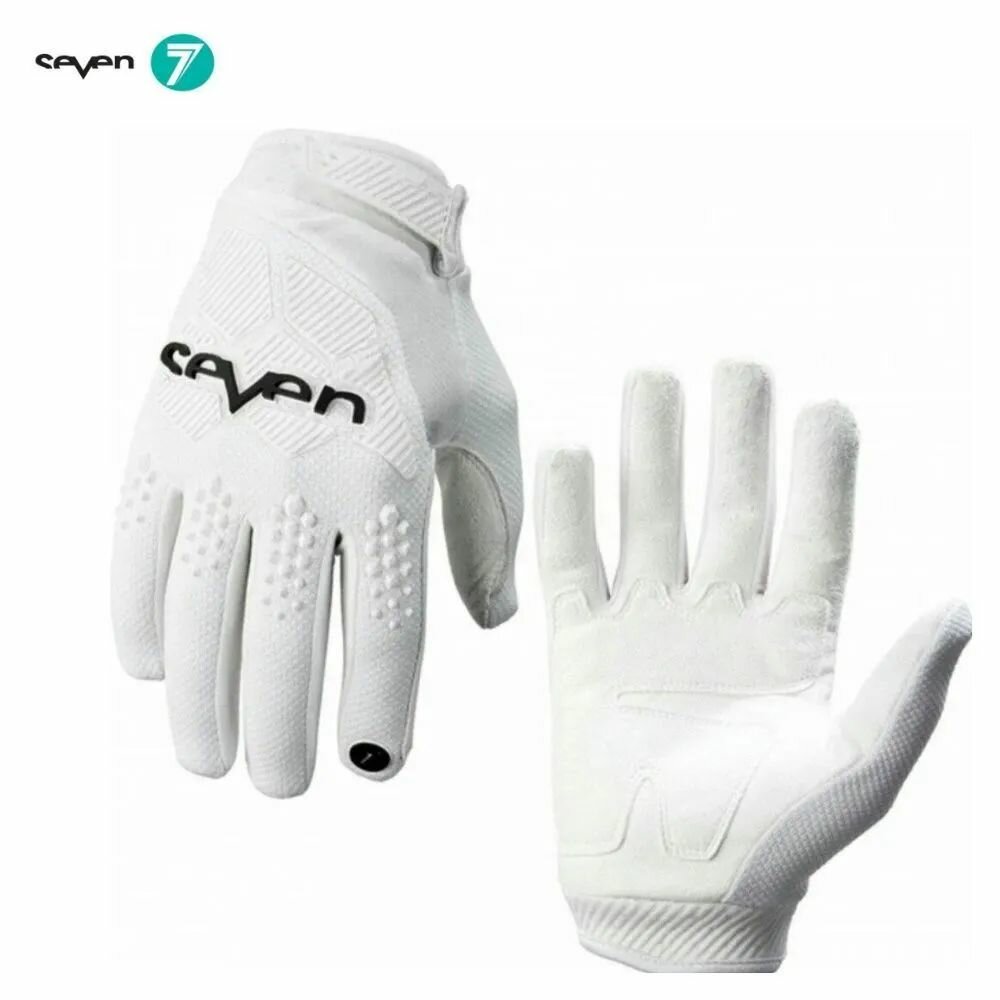 Мотоперчатки, размер: M, цвет: белый