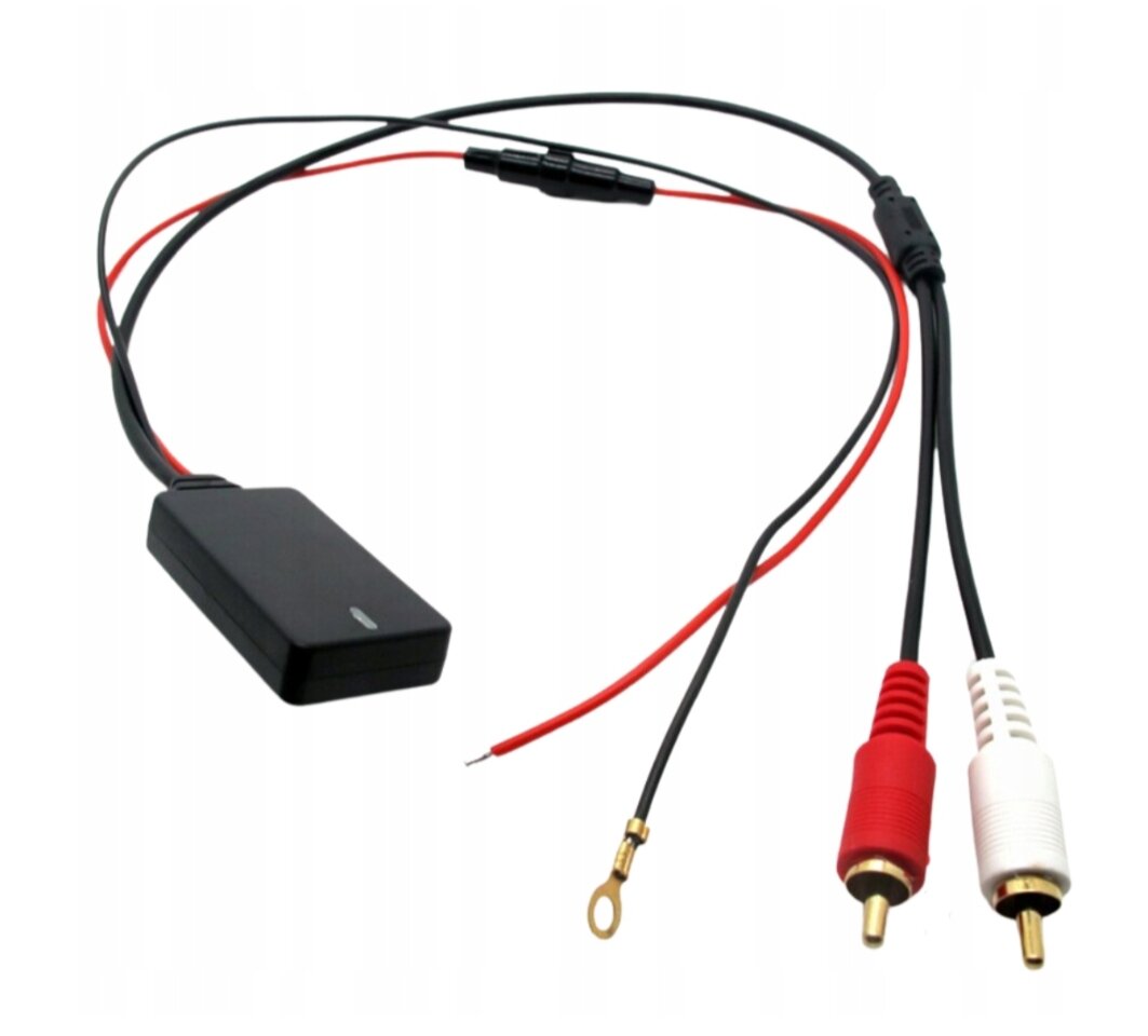 Универсальный AUX-приемник, для грузовиков и авто, стереовход, 2 кабеля RCA, адаптер, Bluetooth V5.0