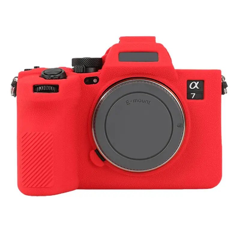 PULUZ силиконовый чехол для Sony Alpha 7 V Красный, Красный