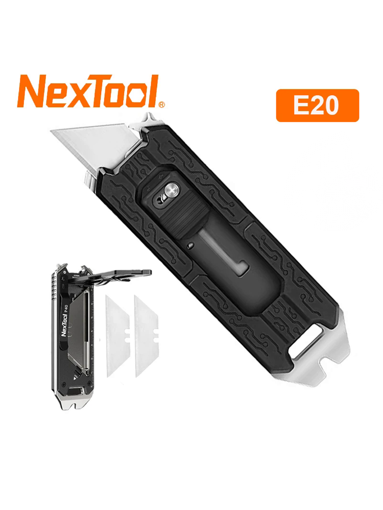 NeXTool Мультитул складной нож NexTool Multifunctional Knife Explorer E20 8 в 1 NE20398A черный