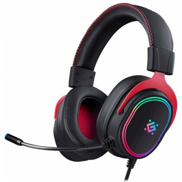Гарнитура Defender Vapor черный, 7.1, RGB, провод 2.2 м