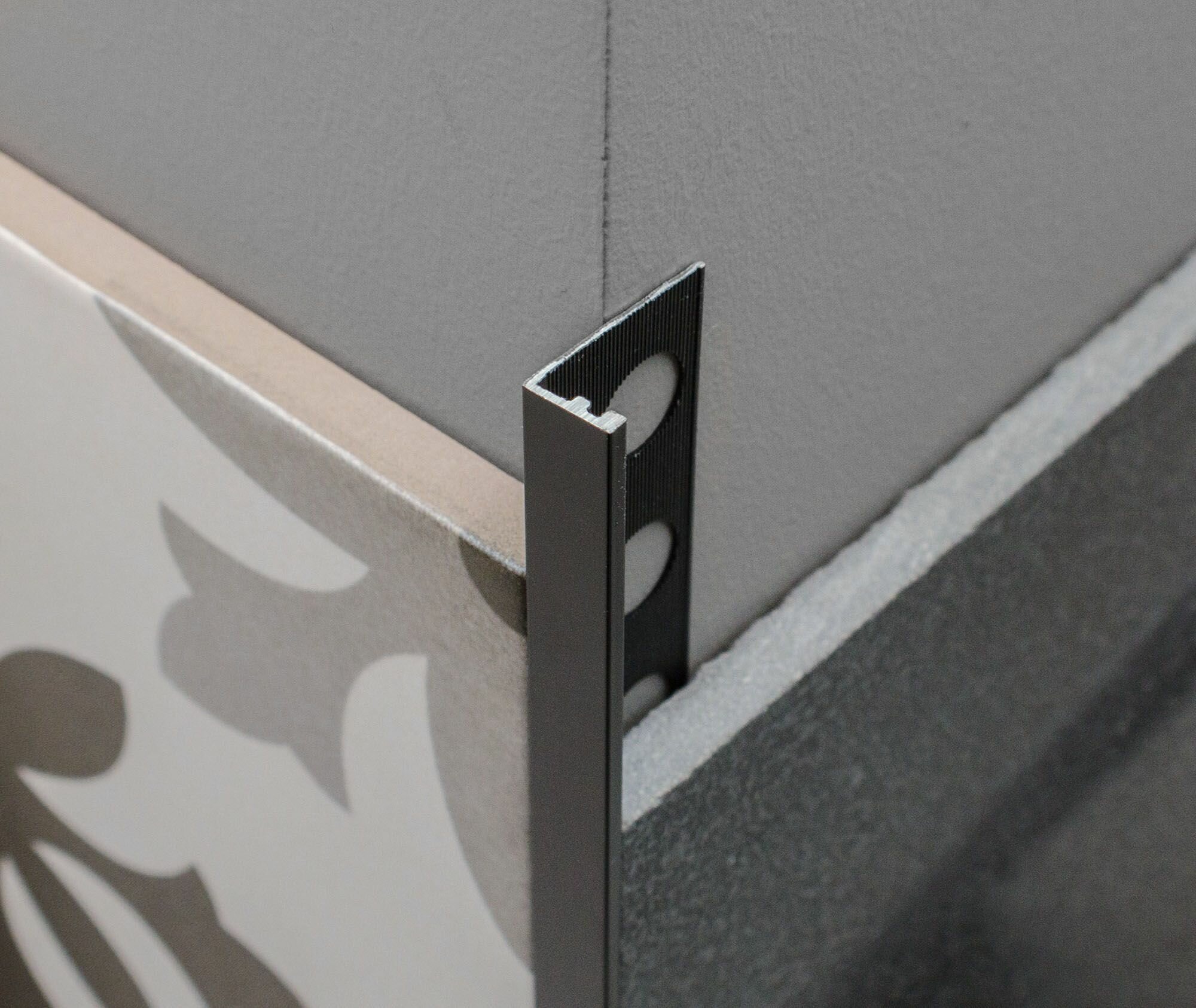 Профиль для плитки и наружных углов 6мм, Г-образный, алюминиевый 2700мм