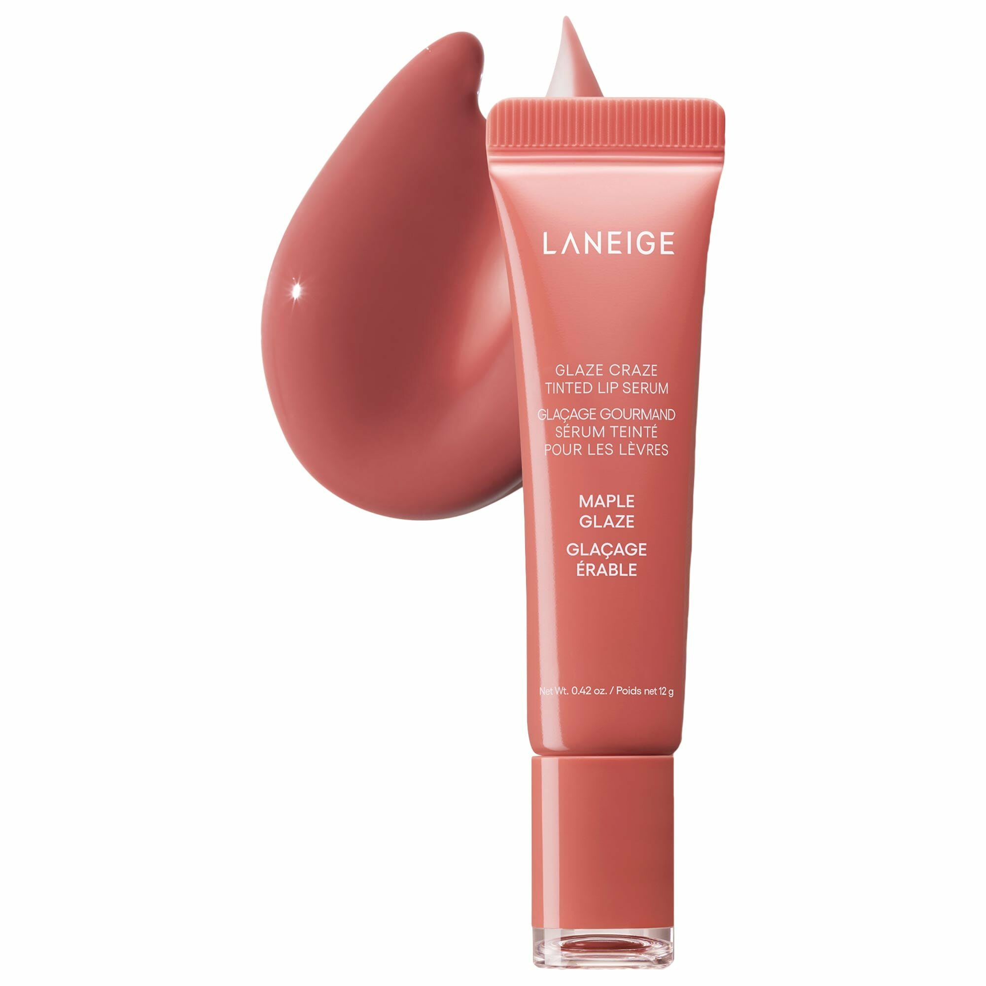 LANEIGE Тинт сыворотка для губ Glaze Craze Tinted Lip Serum - Maple Glaze 12 гр