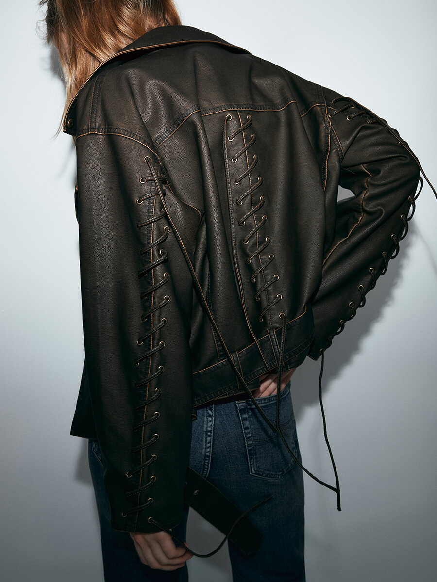 Куртка кожаная rock