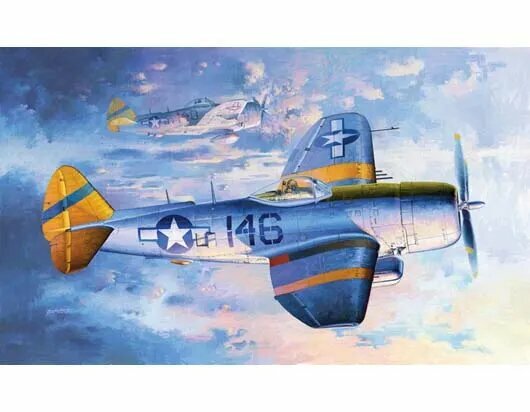 1/32 Американский истребитель P-47N Thunderbolt. Модель самолета