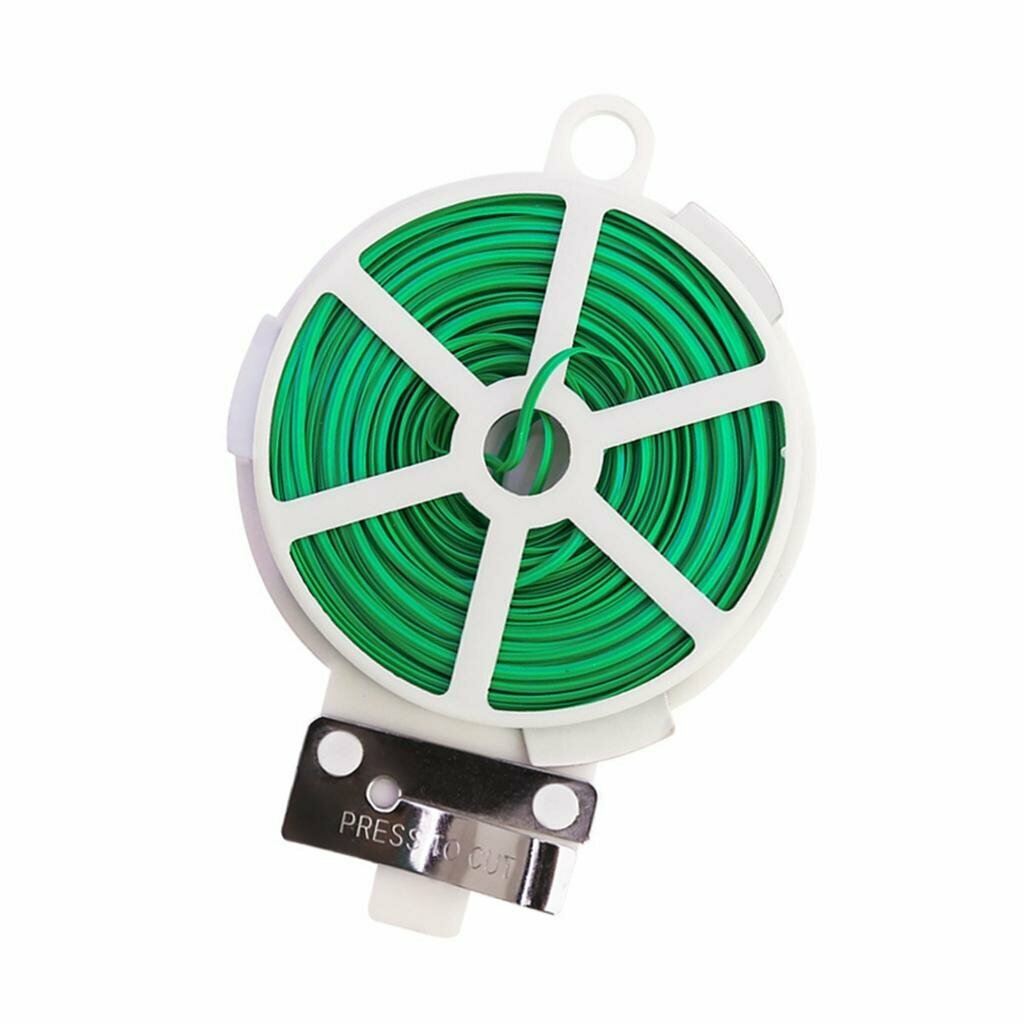 Пластиковые садовые проволочные хомуты, 20 метров