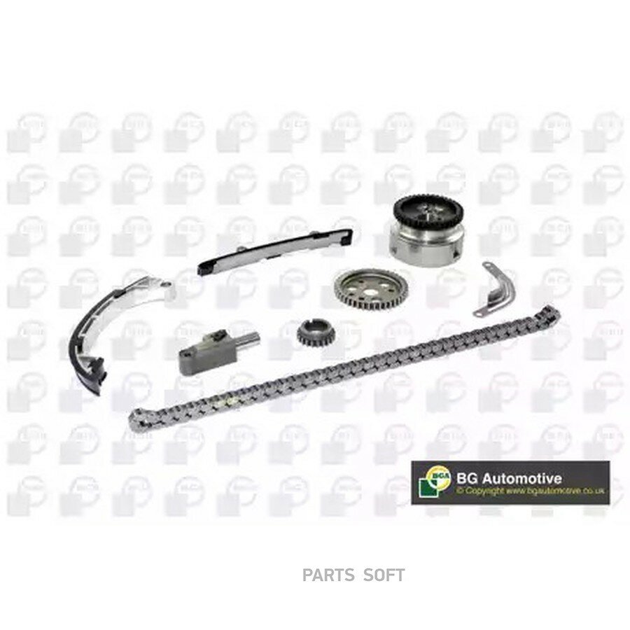 Ремкомплект цепи ГРМ С муфтой TOYOTA YARIS 2003-2006 от официального дистрибьютора, BGA, артикул TC0400VFK