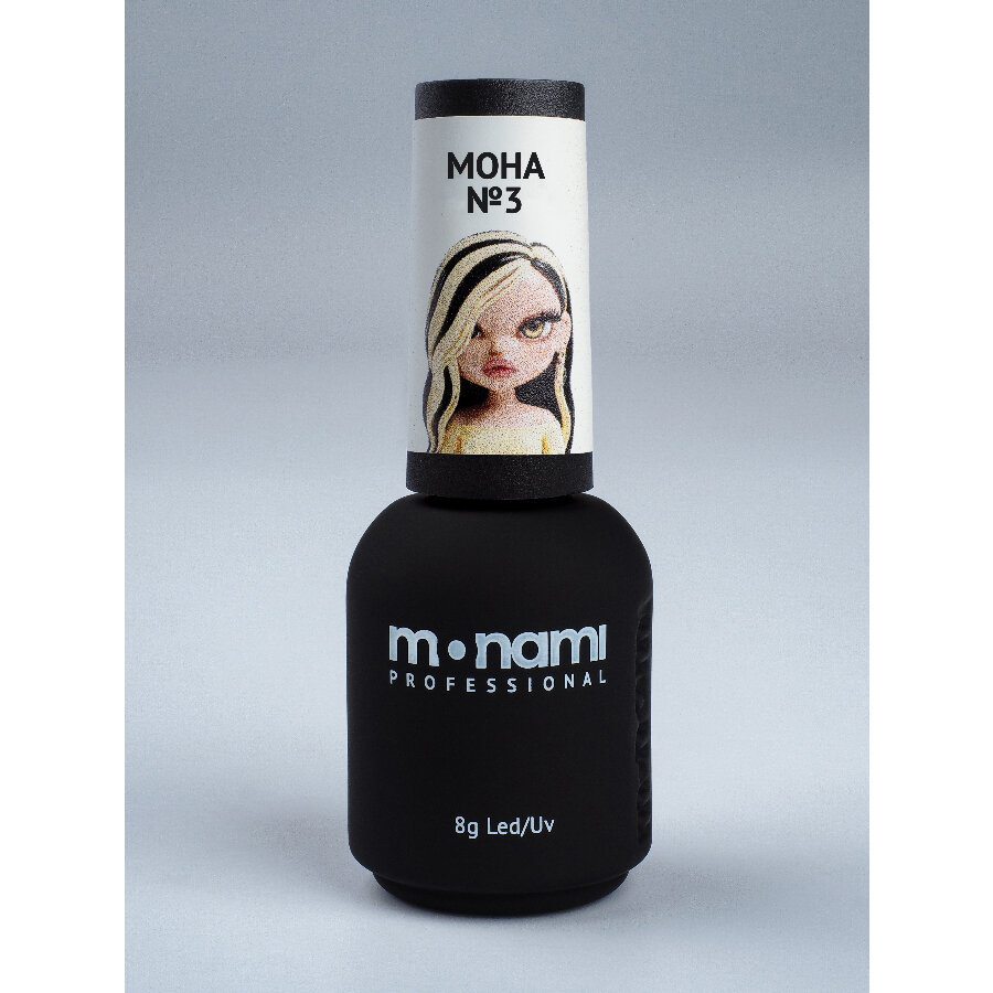 Monami, Гель-лак весенний Мона №3, цвет лака жёлтый, объем 8 г