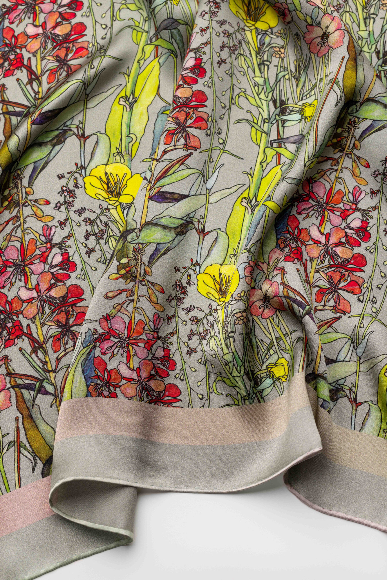 Платок Сибирские травы для девочек и женщин