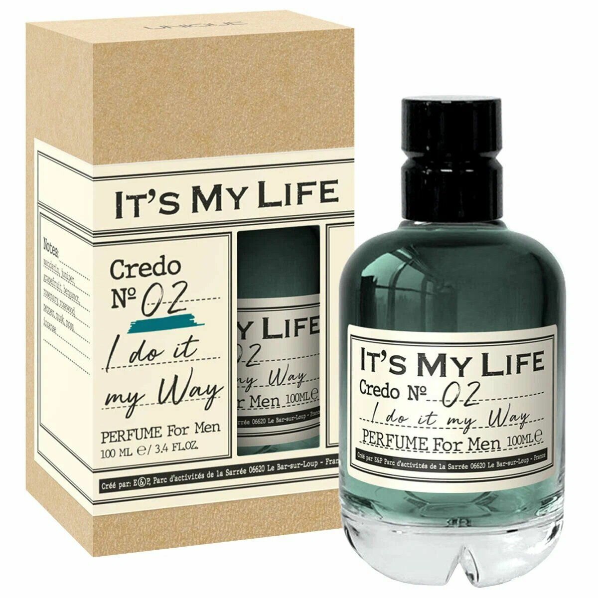 Духи Поли Парфюм Its My Life Credo №2 I DO IT MY WAY 100ml (аромат L'eau Par) для мужчин