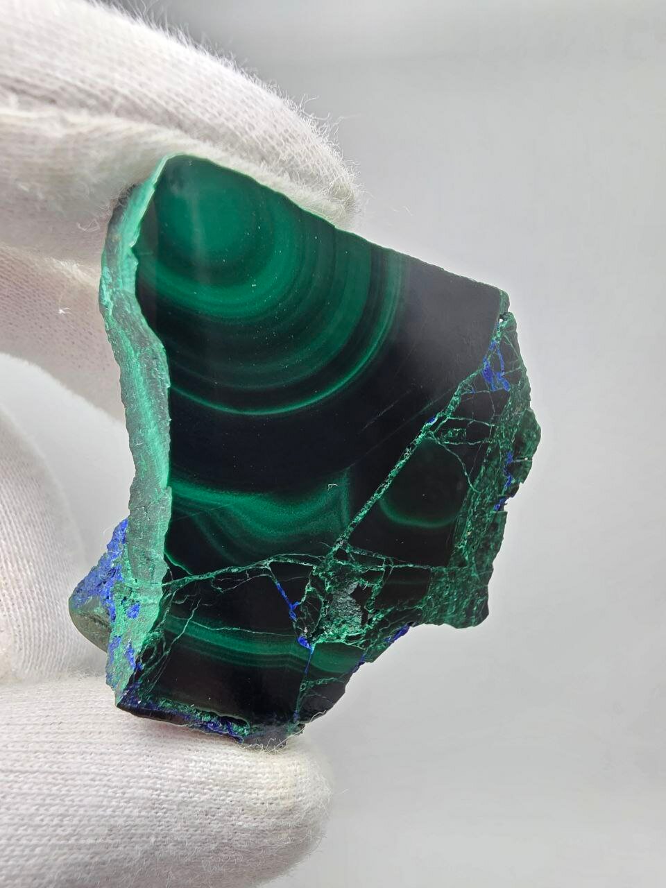 Малахит (полированный) 51 мм, 58 г.