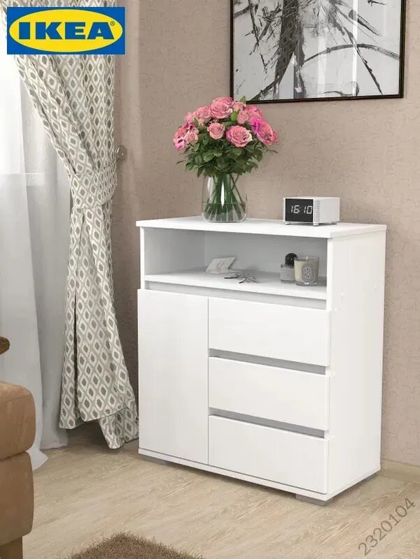 IKEA Комод, 3 ящ, 67.8х32.5x75 см