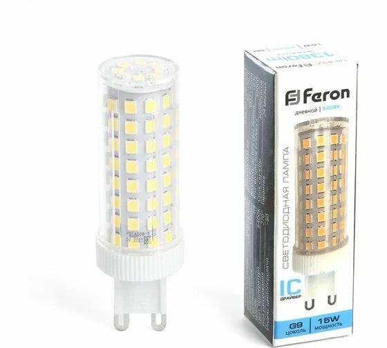 Светодиодная лампа FERON LB-437 G9 15W 6400K