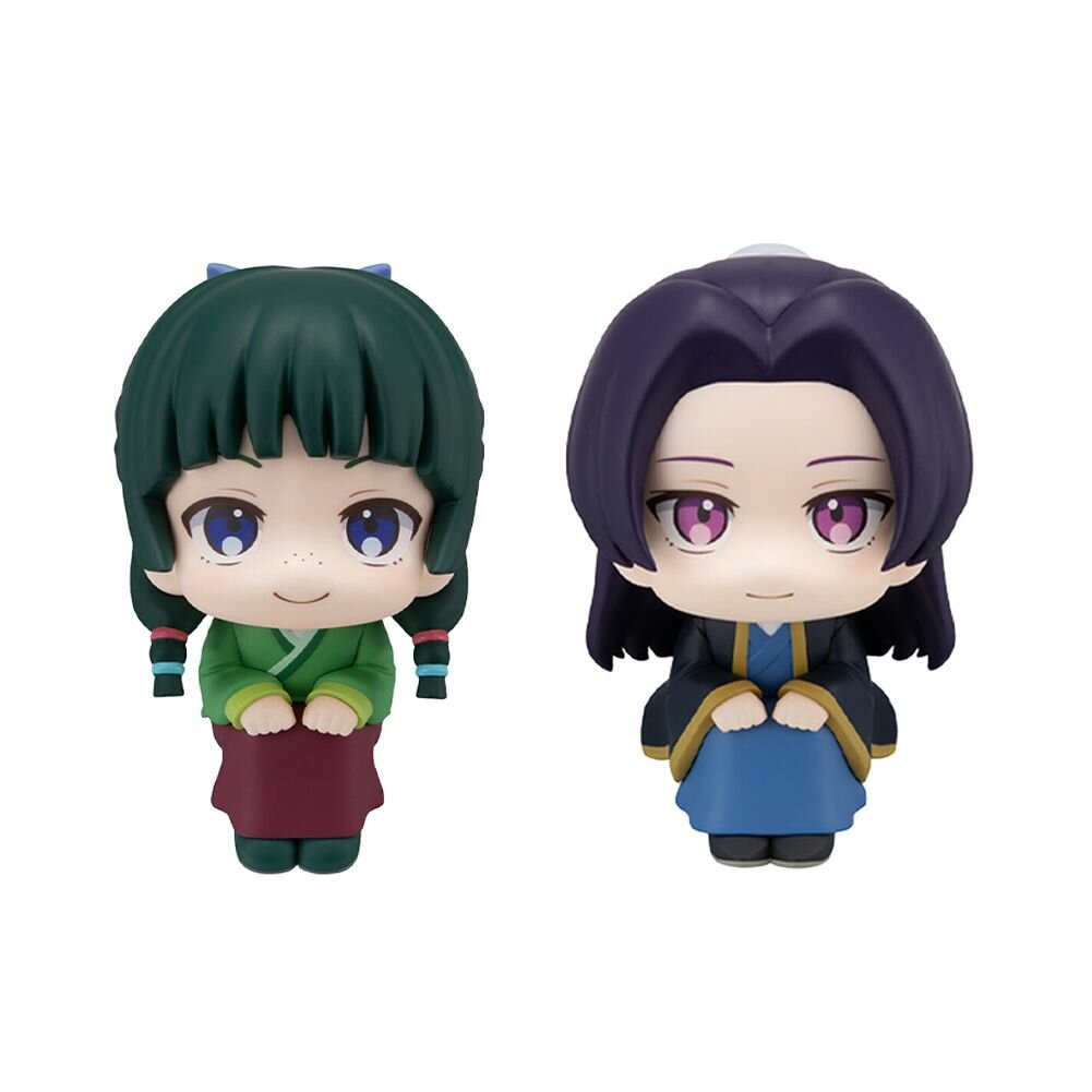 Фигурка Монолог фармацевта Маомао Цзиньши / The Apothecary Diaries Kusuriya no Hitorigoto Jinshi Maomao figurine Cute Q-version looking up figurine (8.5см,2 шт)