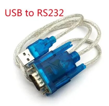 USB к RS232 9-контактный кабель DB9 адаптер последовательного COM-порта конвертер новый