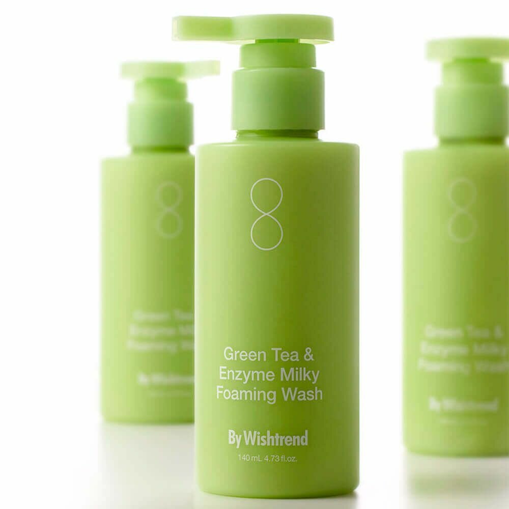 By Wishtrend Энзимное средство для умывания с зелёным чаем, 140гр