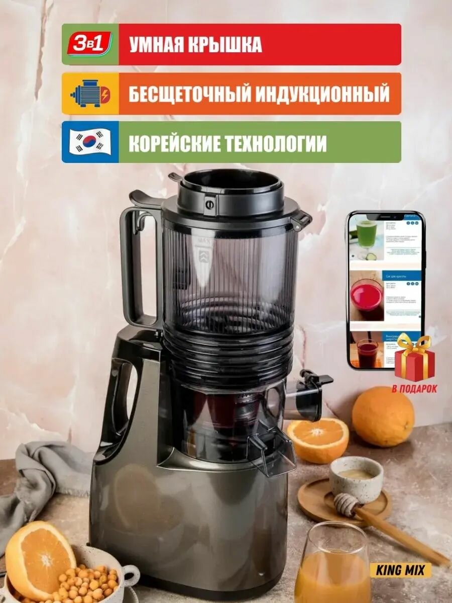 Соковыжималка шнековая King Mix B-300