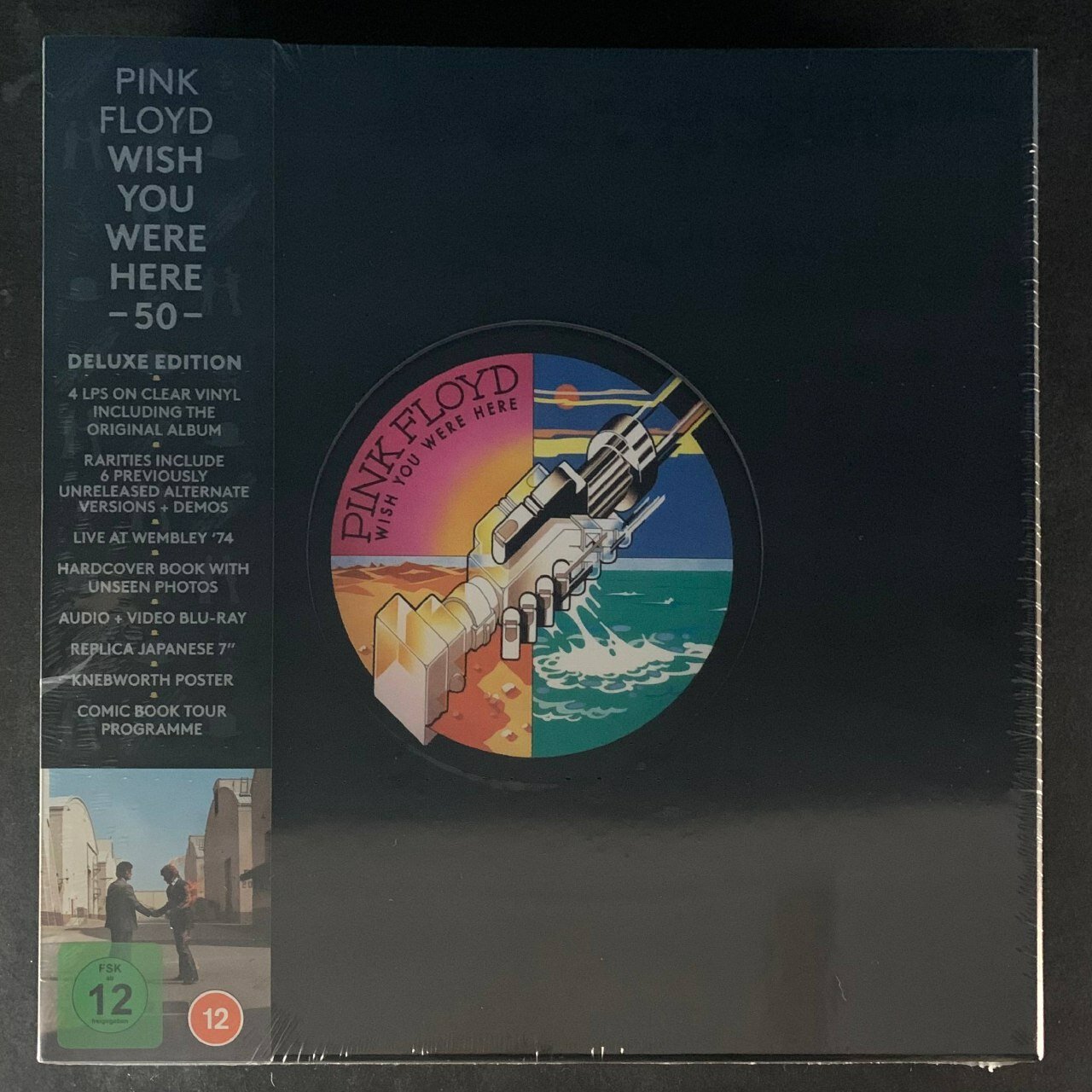 Pink Floyd - Wish You Were Here (Box Set, Deluxe Edition, 50th Anniversary) (3LP+1EP+2CD+Blue-ray) (Виниловая пластинка, LP)