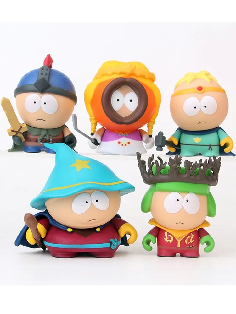 Аниме фигурки Южный Парк Набор фигурка / South Park игрушки для детей 5шт (6см)