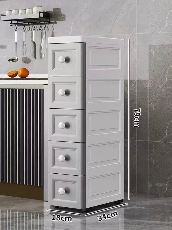 Тумба для ванной, 18х34х82 см