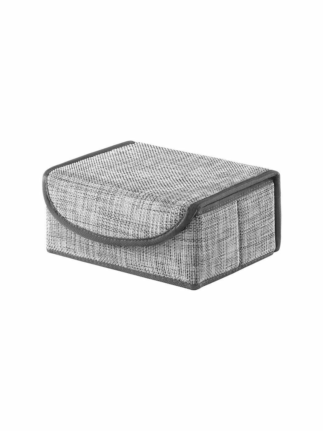 Коробка для хранения с крышкой Casy Home 23x17x10см, цвет серый