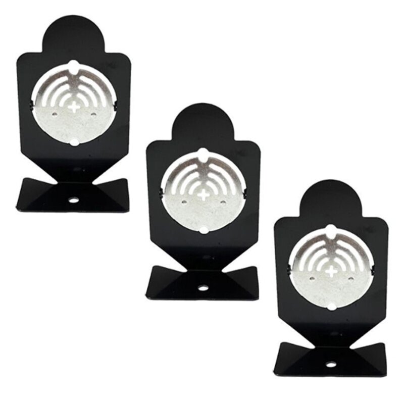 3шт Небольшие Тренировочные Мишени Для Стрельбы Портативные Вращающиеся Мишени Металлические Тренировочные Мишени Для Стрельбы Игровые Аксессуары