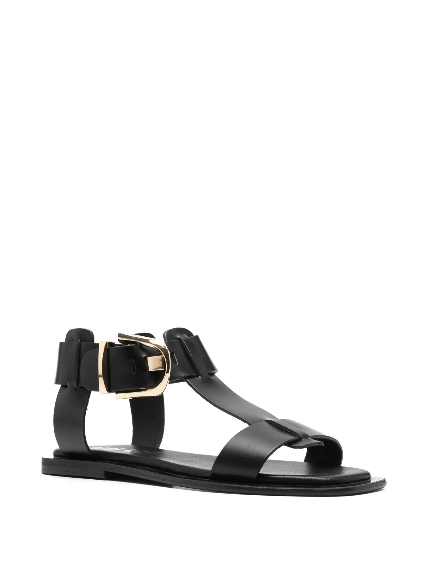 Босоножки Bibi Lou Buckle leather sandals, размер 38, black/black — фото 1
