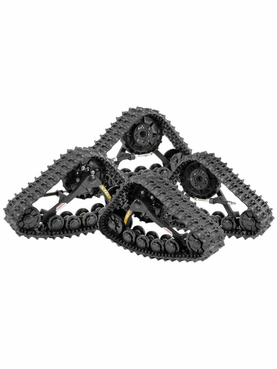 Гусеничный комплект для квадроцикла, черный с кронштейнами для ATV Гепард 1.0, в упаковке
