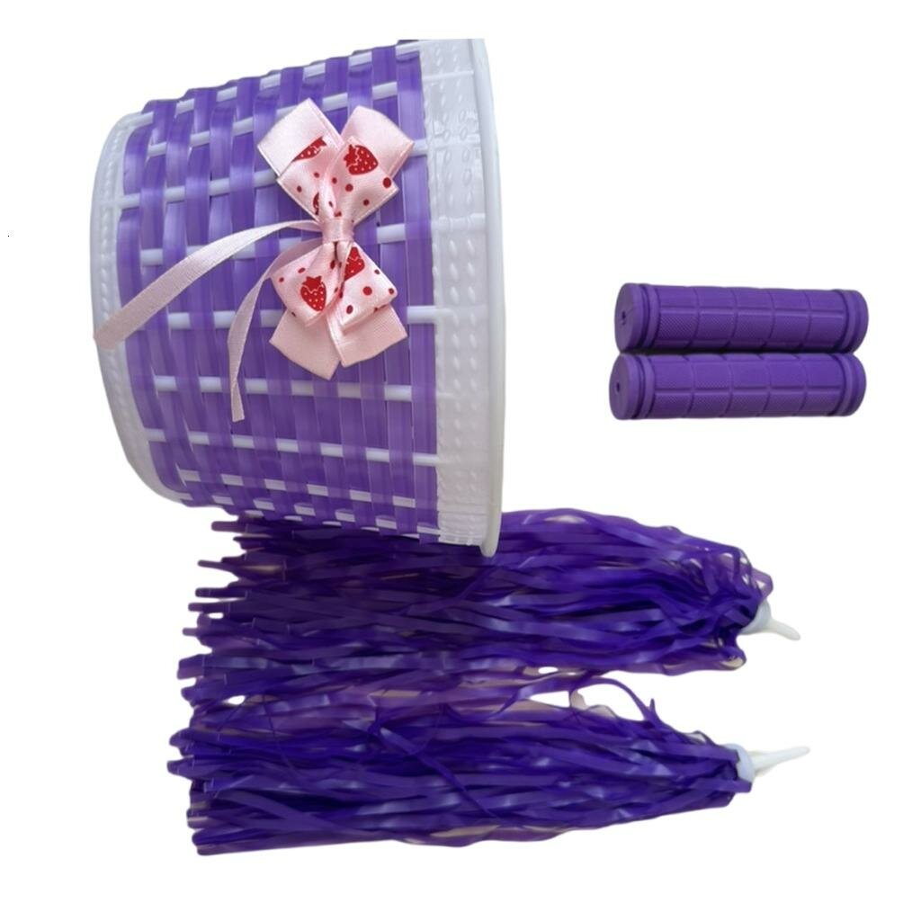 Корзинка для руля детского велосипеда, Фиолетовый