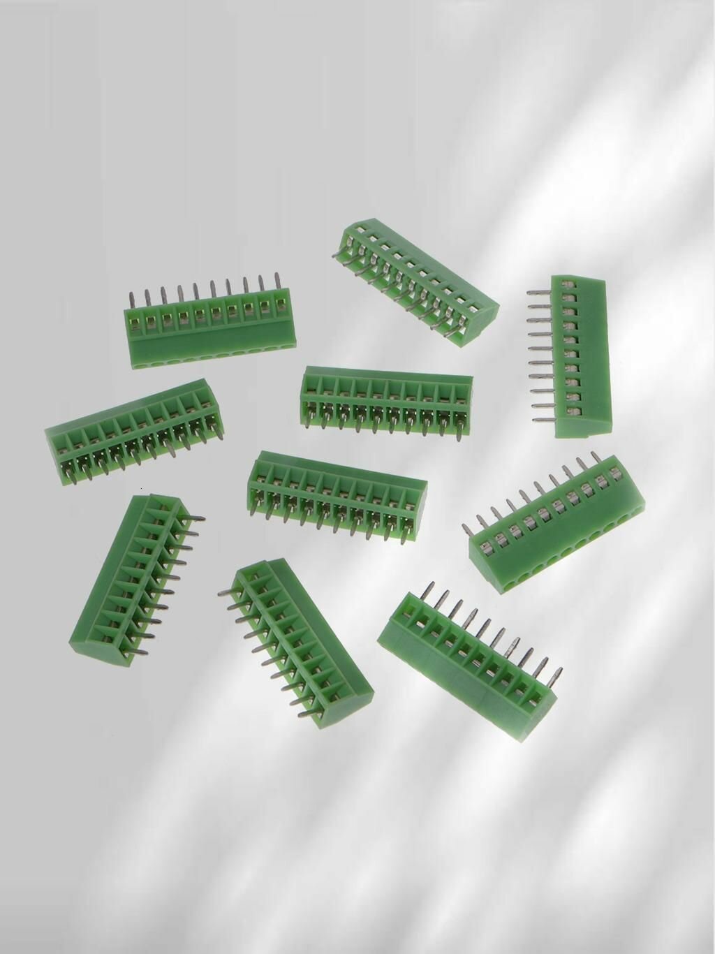 Клеммные колодки PCB, 2 10 контактов, шаг 2,54 мм, 10P