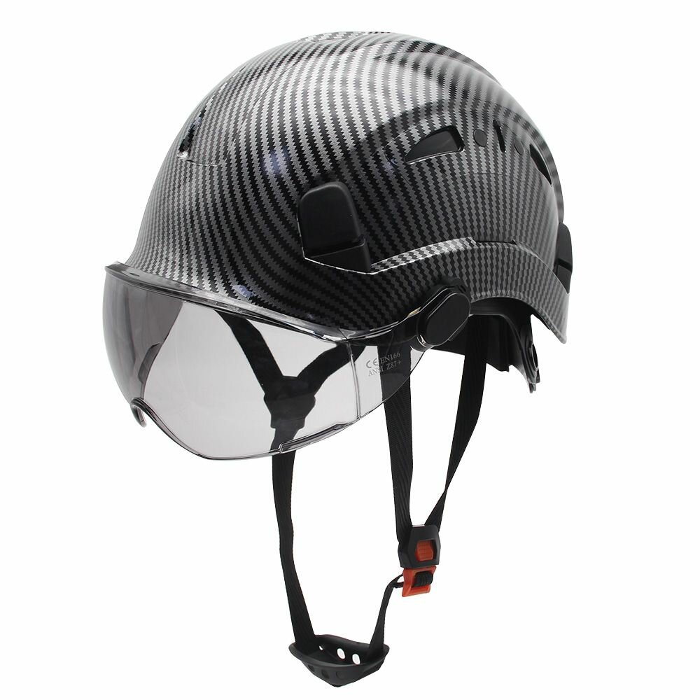 Строительная каска (защитный шлем) с регулируемыми солнцезащитными очками